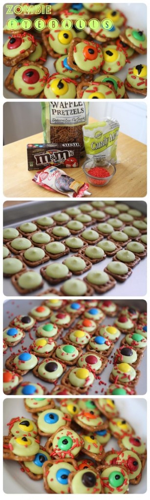 Zombie Eyeballs Creepy Halloween Treat | Eighteen25