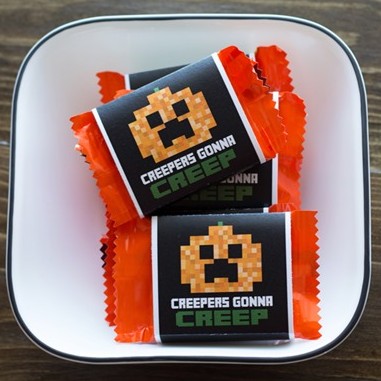 Minecraft Creeper Candy Wrappers - Eighteen25