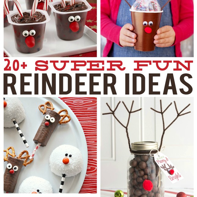 Over 20 Super Fun Reindeer Ideas - Eighteen25