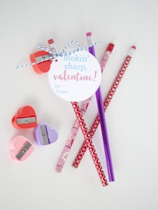 Dollar Store Valentines with Printable Tags - Eighteen25