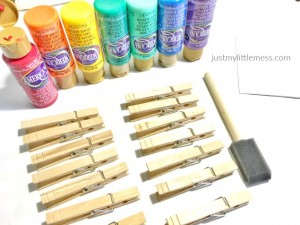 Back to School Classroom Clothespins - Eighteen25