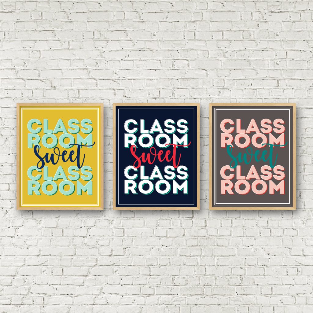 Classroom Sweet Classroom Print - Eighteen25