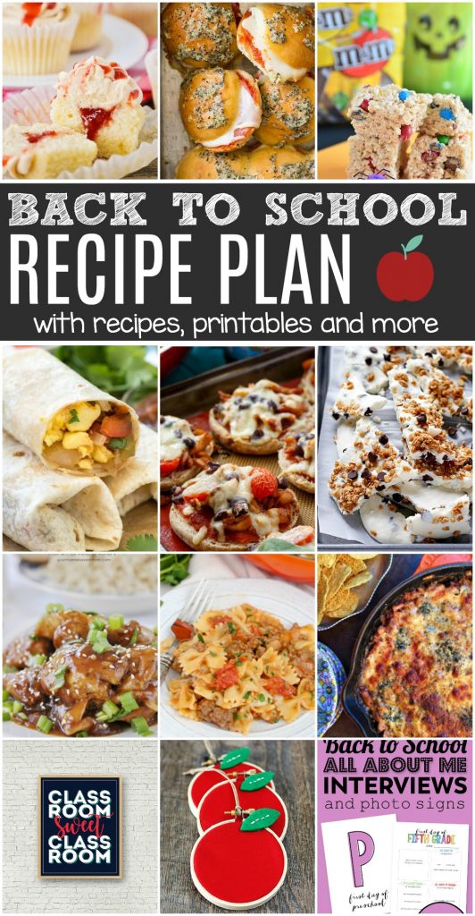 Back to School Recipes and Ideas - Eighteen25