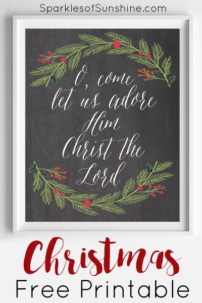Free Christmas Printables That'll Look Great In Your Home | Eighteen25